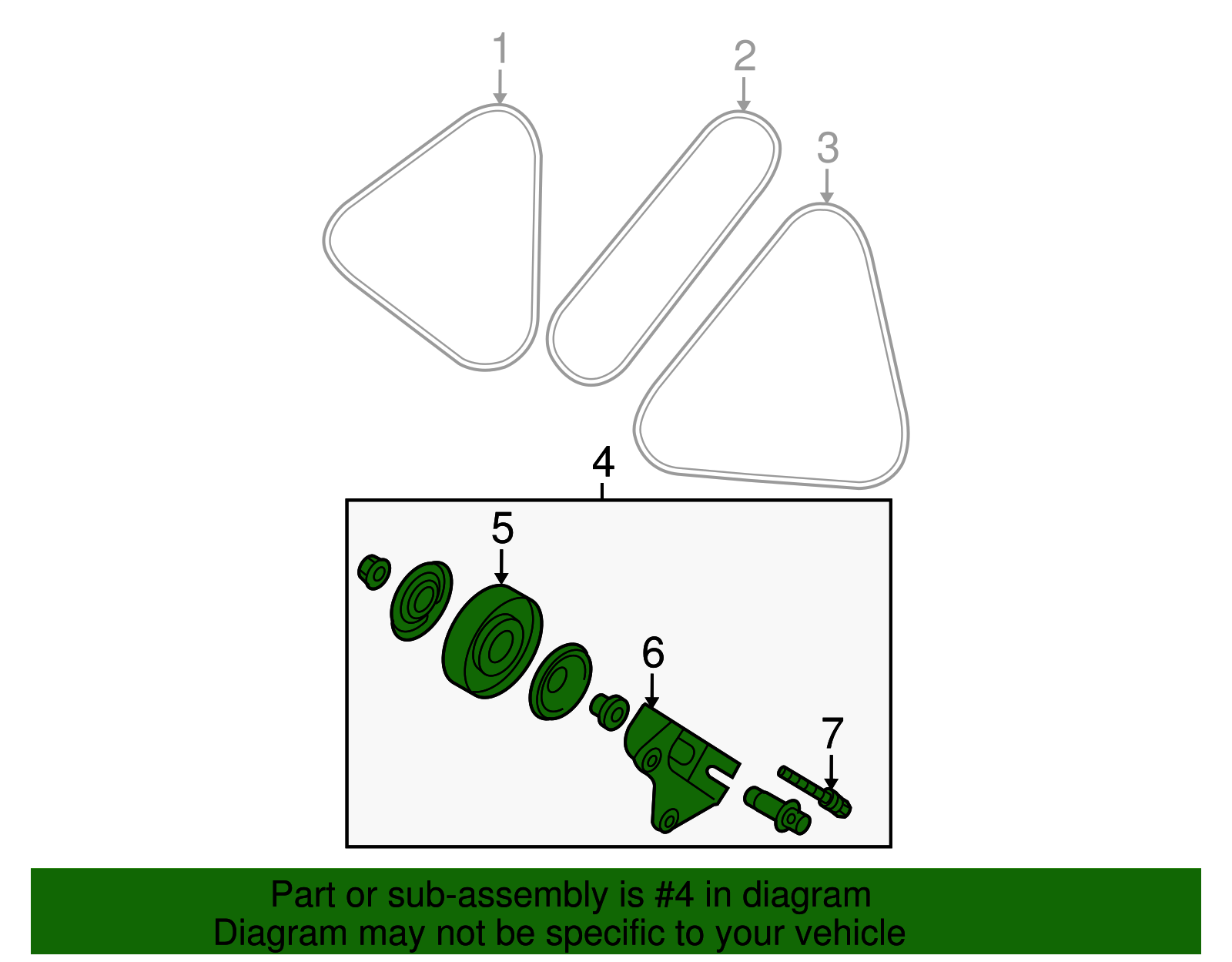 23129-2D520-DS - Tensioner Pulley 2004-2010 Kia | Kia.Parts Store