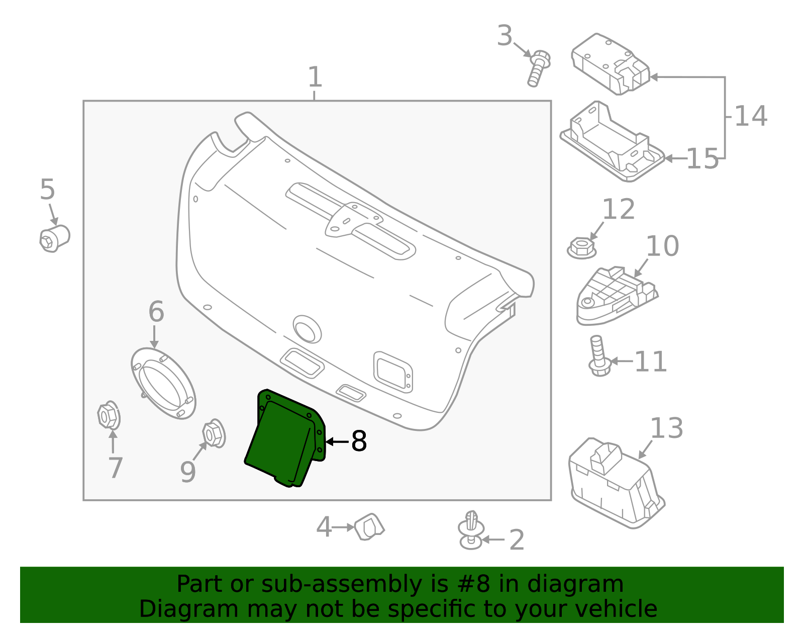 Hyundai - 95760-B1100 - Rear Camera - 2015-2017 Hyundai | OEM Hyundai ...