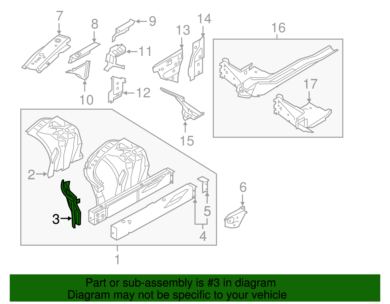 2017-2025 BMW | Front Support | 41007446653 | BMW OEM Parts Store