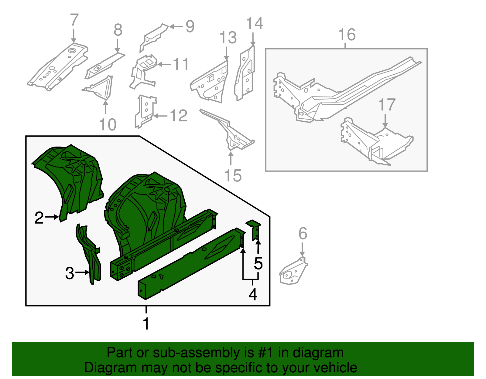 41-00-7-446-651 - 2017-2024 BMW - Apron & Wheelhouse | Buy BMW Parts Now