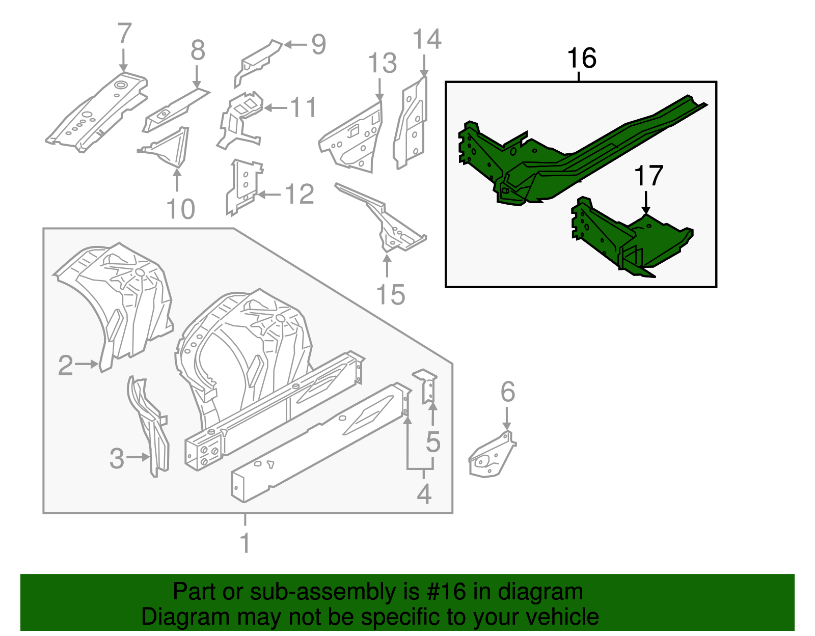 41-00-7-412-942 - 2016-2024 BMW - Rear Support | BMWPartsHub