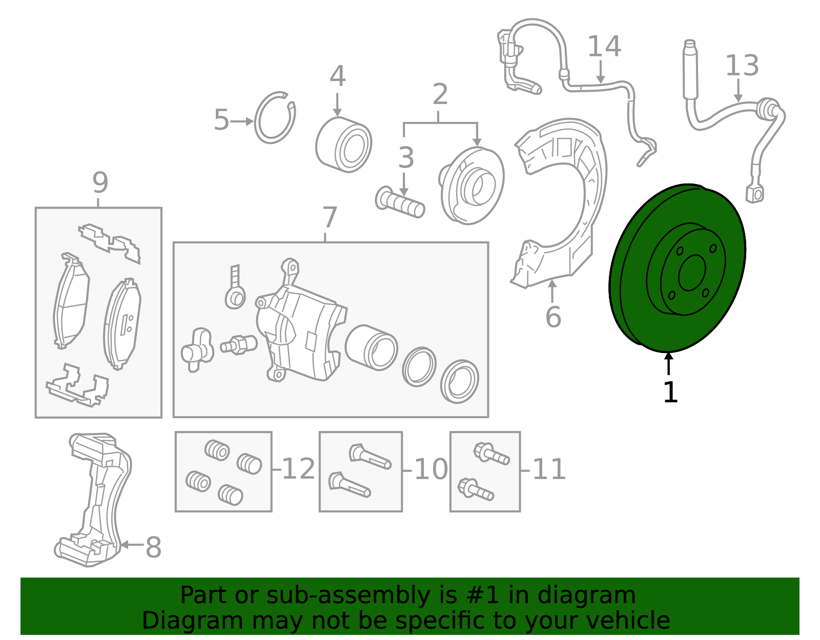 Disc Brake Rotor - Get OEM Braking Power and Control | AutoNation Parts