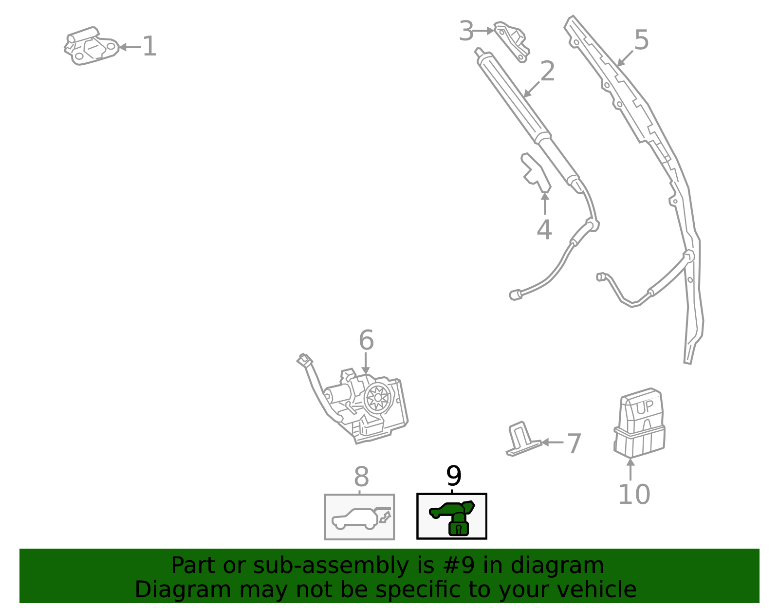 2024-2025 Toyota Grand Highlander Lift Gate Switch 84930-F6020 | Toyota ...