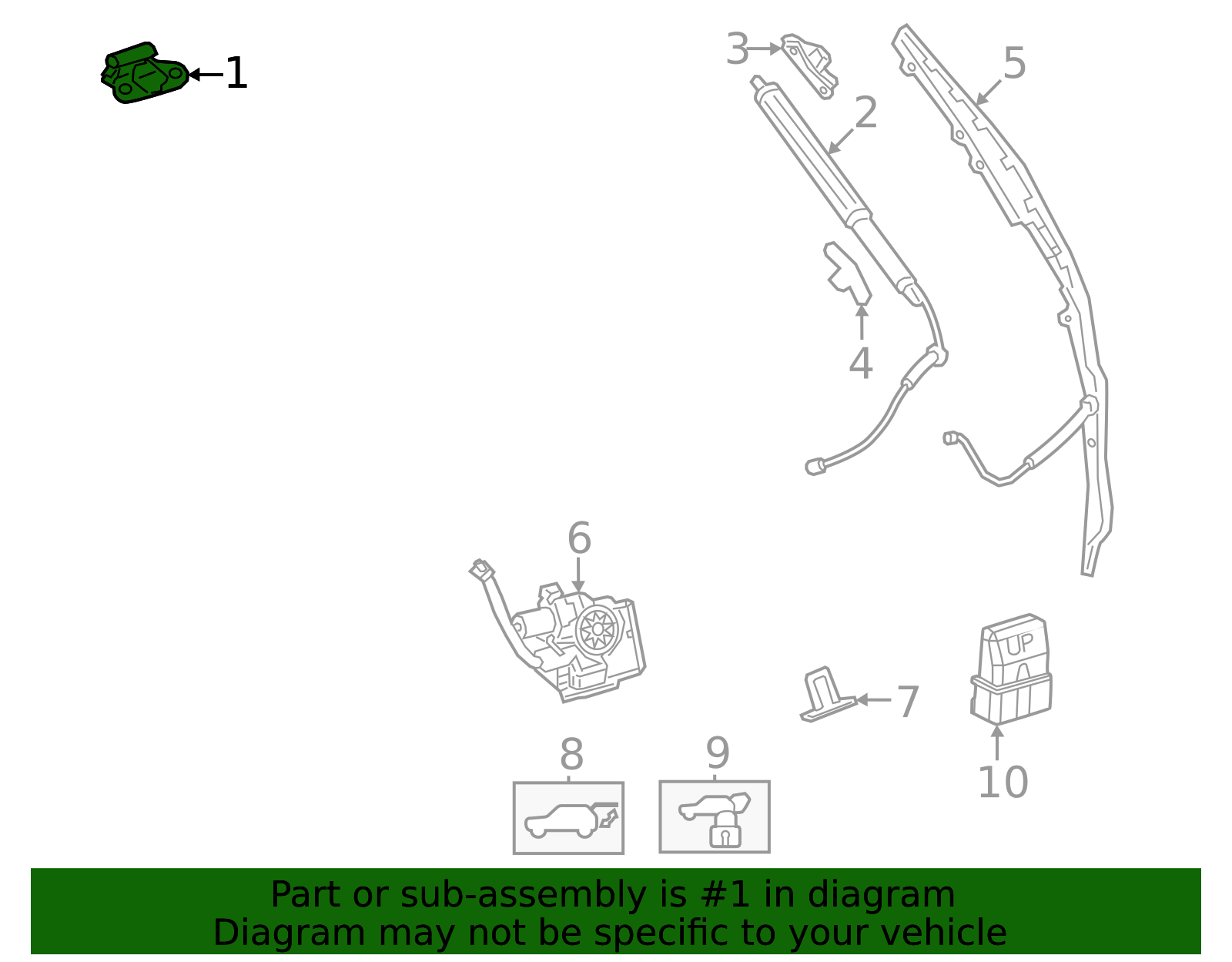 Lift-Gate Hinge 68810-F6010 | Toyota Parts Center