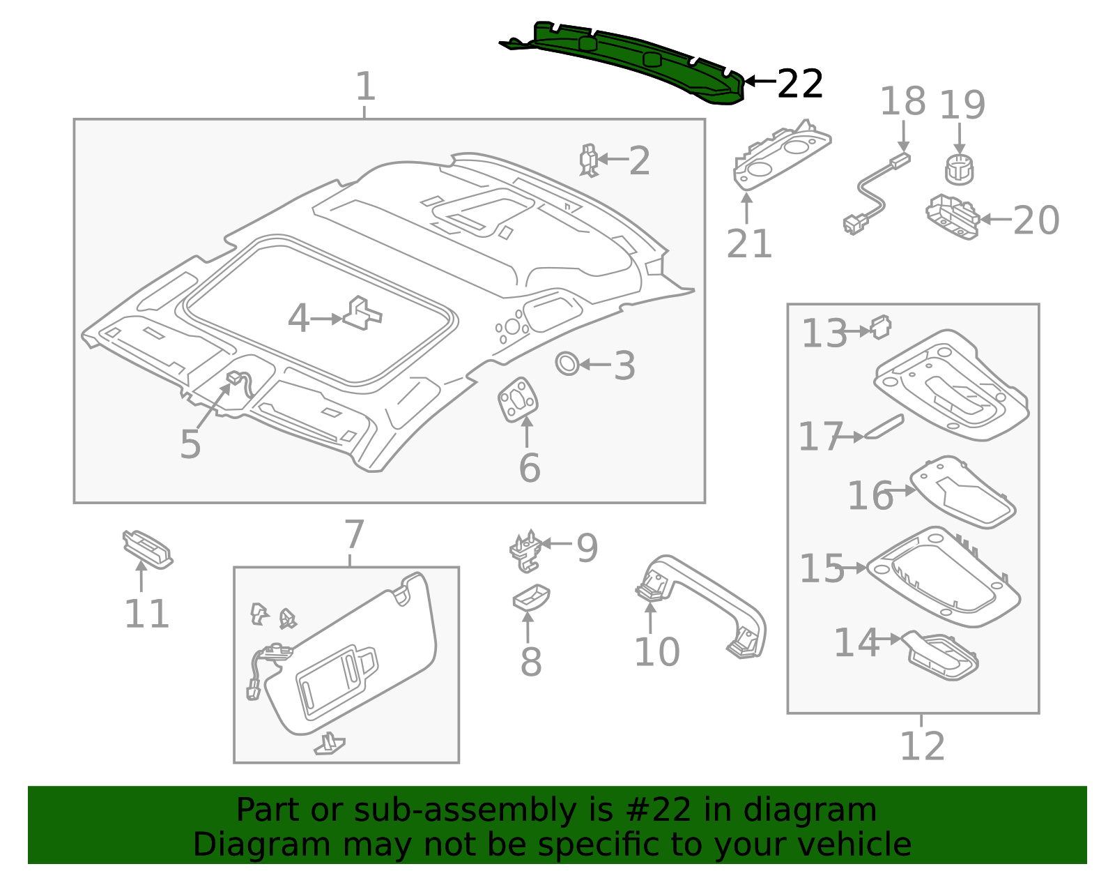 2019-2025 Audi Rear Trim 4K9-867-839-C-3GX | Audi USA Parts