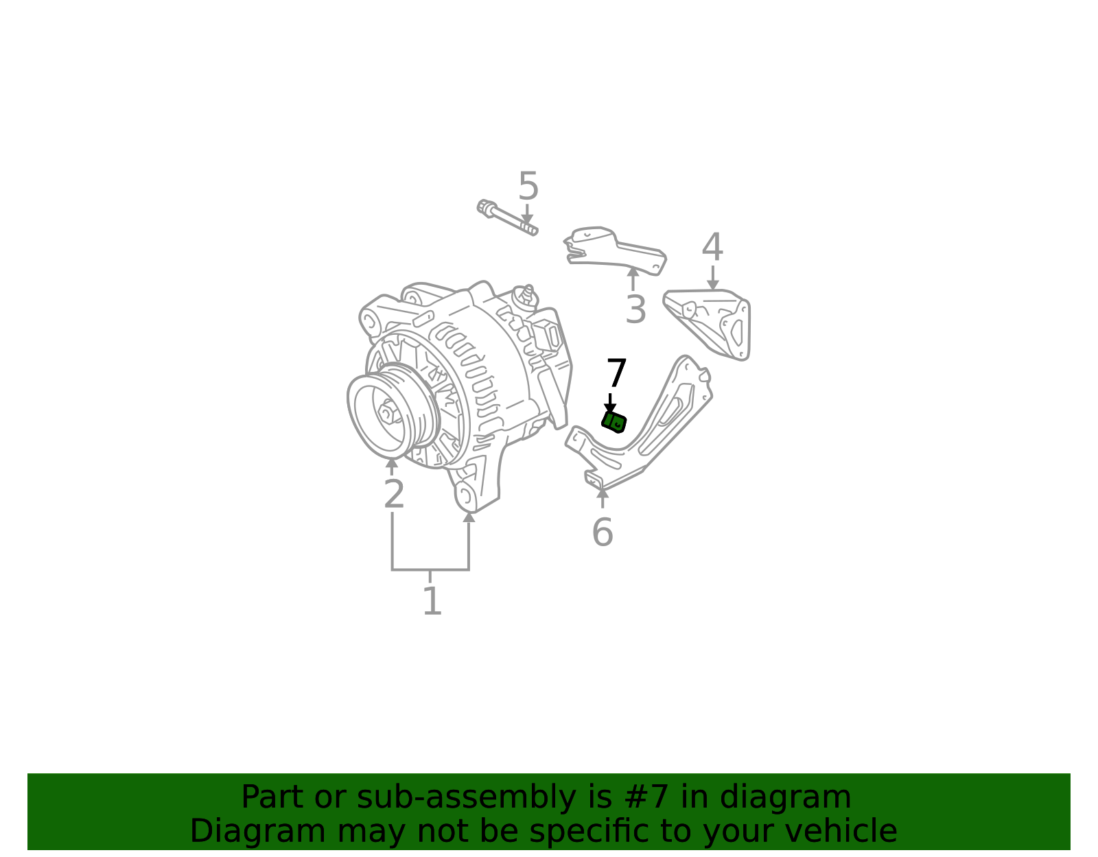 Alternator Spacer 16385-20010 | Toyota Parts Center