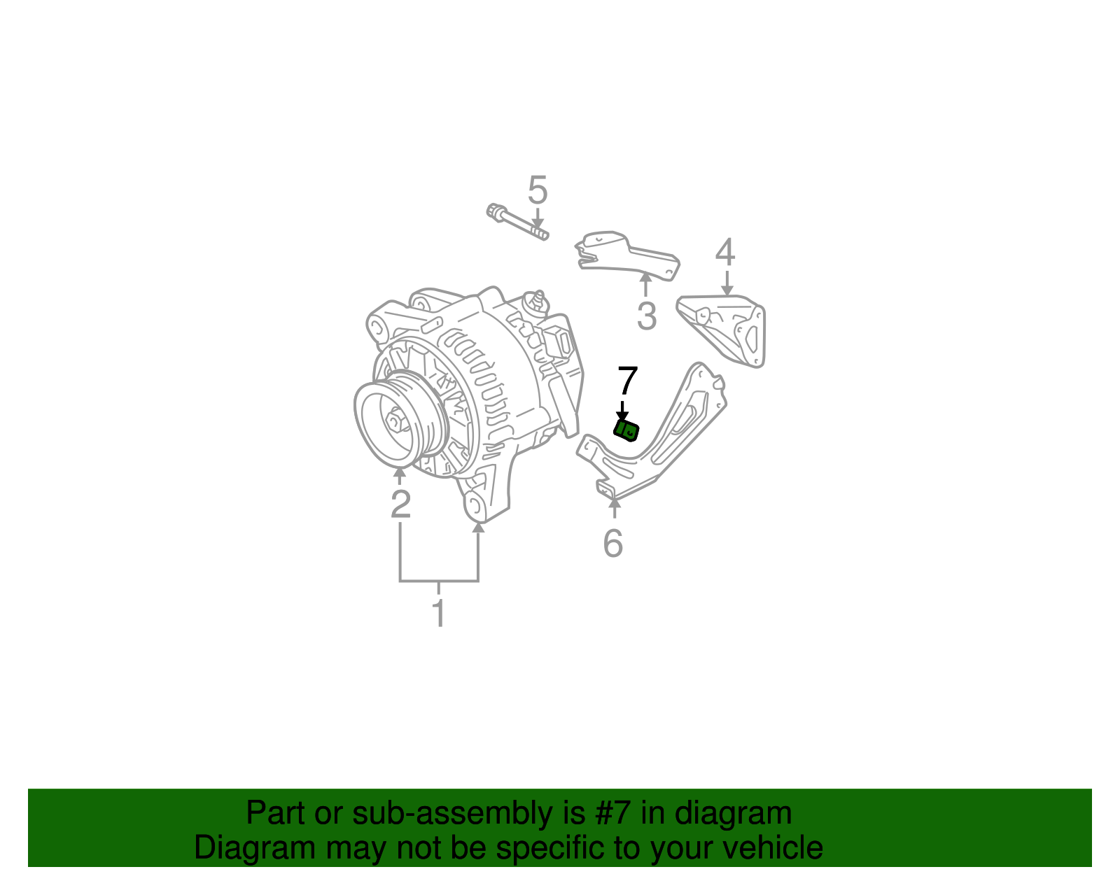 16385-20010 - Alternator Slider - 1994-2010 Toyota | Nucar Toyota of ...