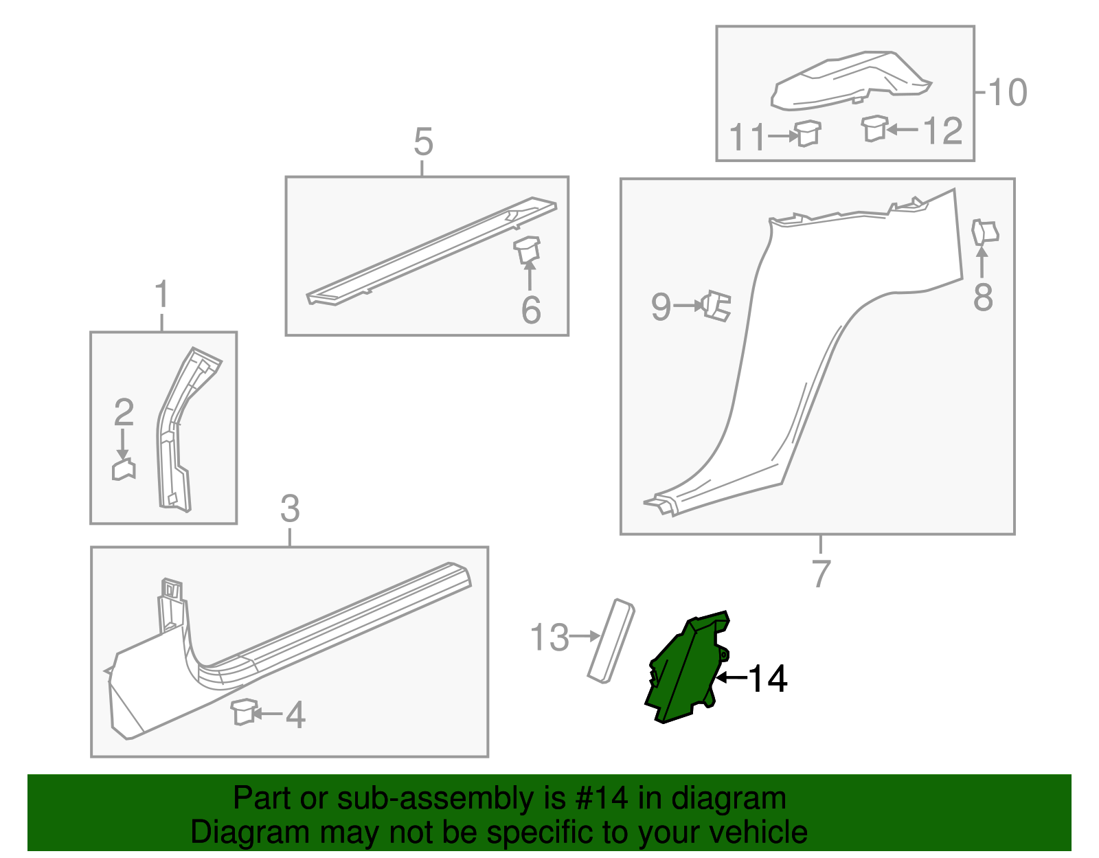 2014-2019 Chevrolet Corvette Driver Footrest Bracket 23205578 | Capital ...