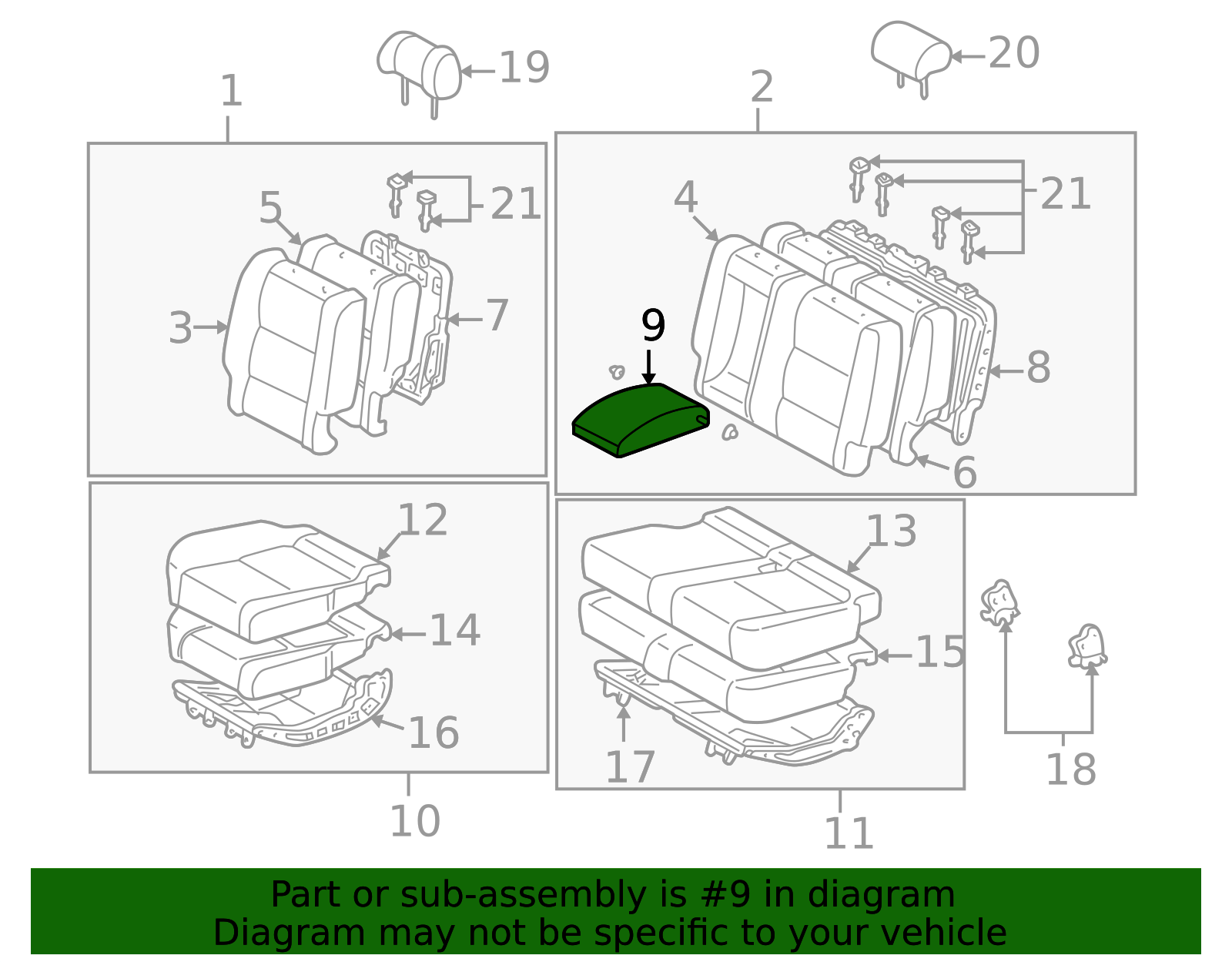 2005-2007 Toyota Sequoia 2005-2007 Toyota Sequoia - Armrest Assembly ...