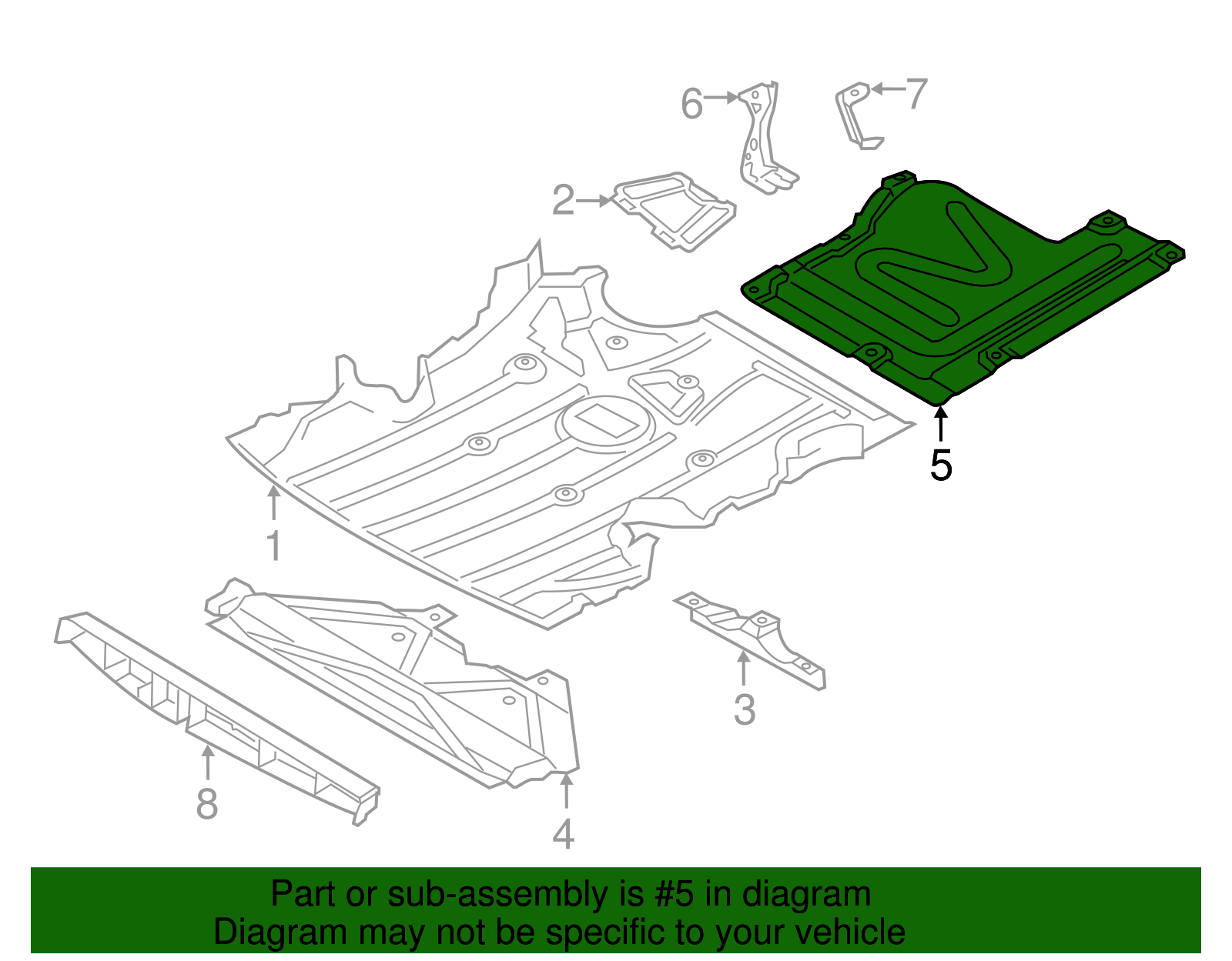 51-75-7-163-562 - Center Shield - 2007-2013 BMW | BMWPartsHub