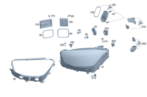 253-906-13-01 - Composite Headlamp - Left - LED 2016-2023 Mercedes-Benz ...