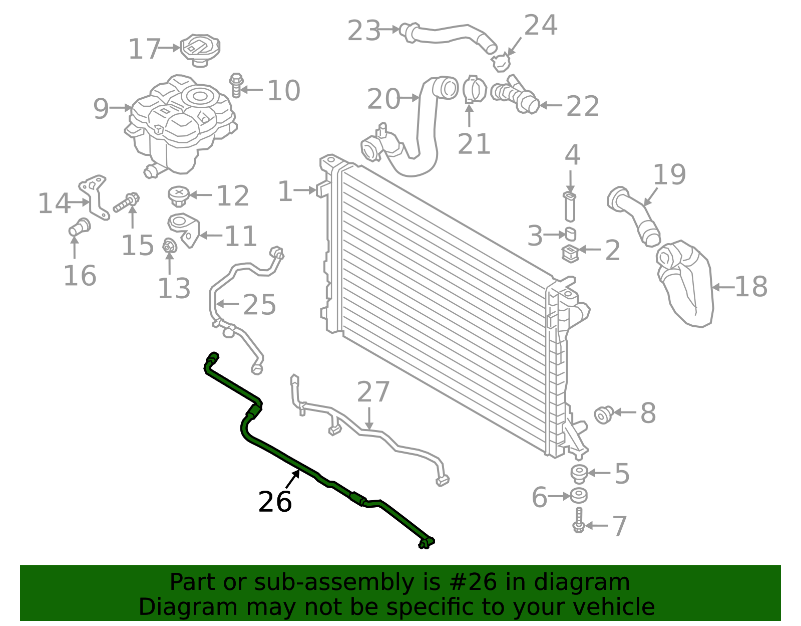 2019-2025 Audi Tube 4M0-121-081-CN | Audi USA Parts