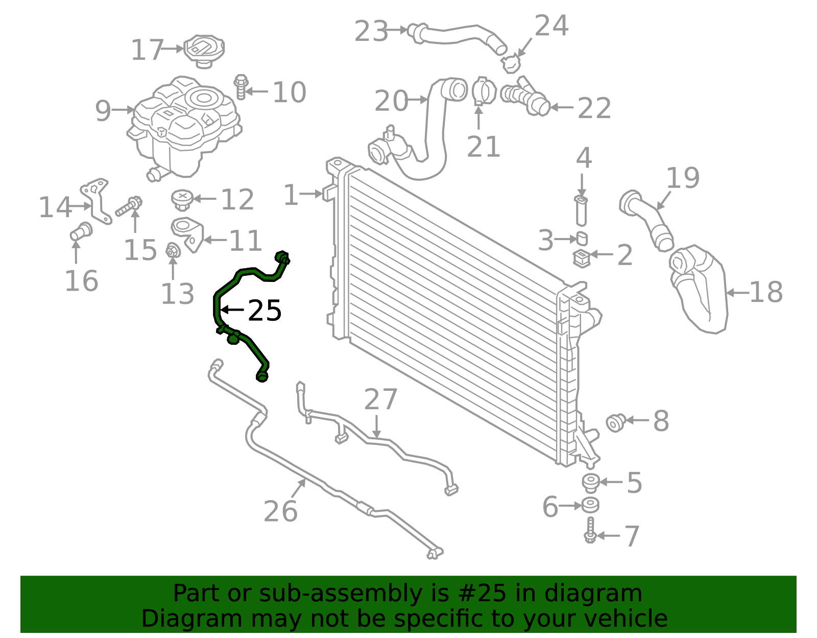 2019-2025 Audi Vent Tube 4M0-121-081-F | OEM Parts Online