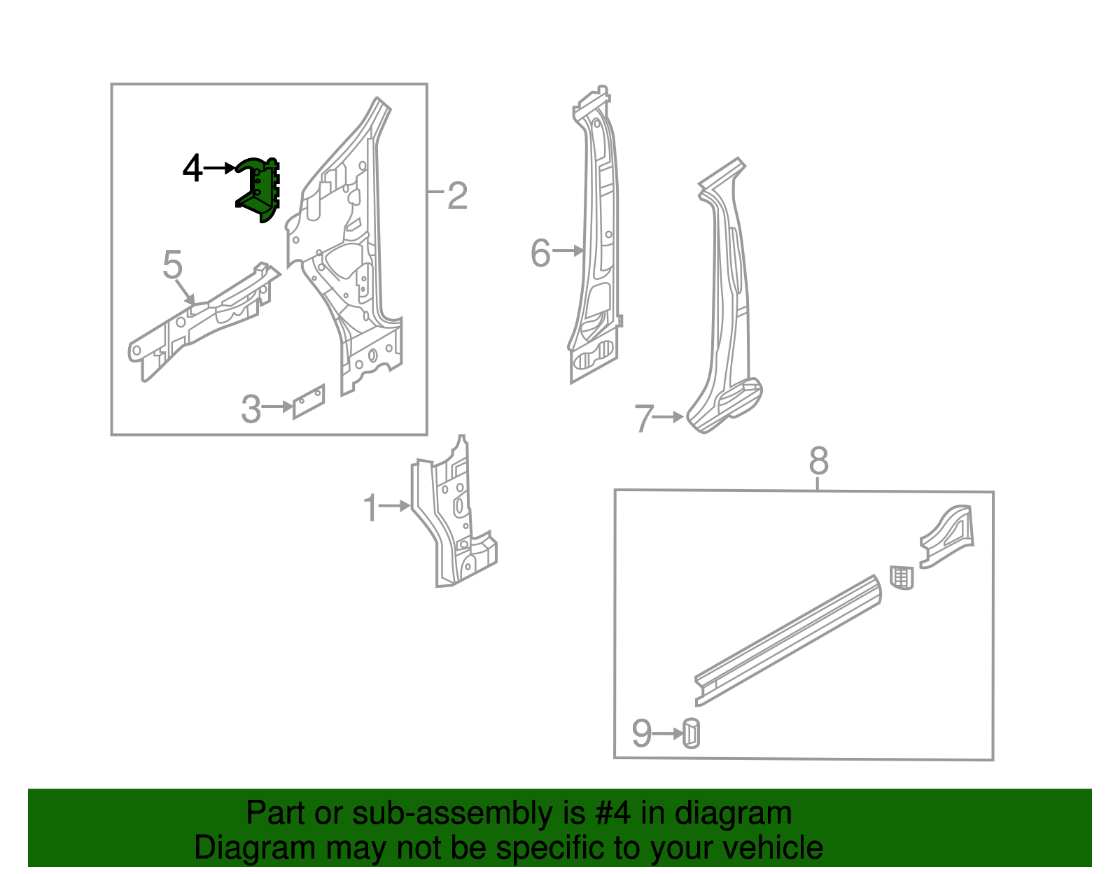 2018-2024 Volkswagen Tiguan Corner Reinforced 5QN-802-552-A | VW Direct ...