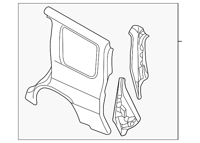 2003-2008 Subaru Forester Quarter Panel 51439SA0029P | Subaru Parts Store