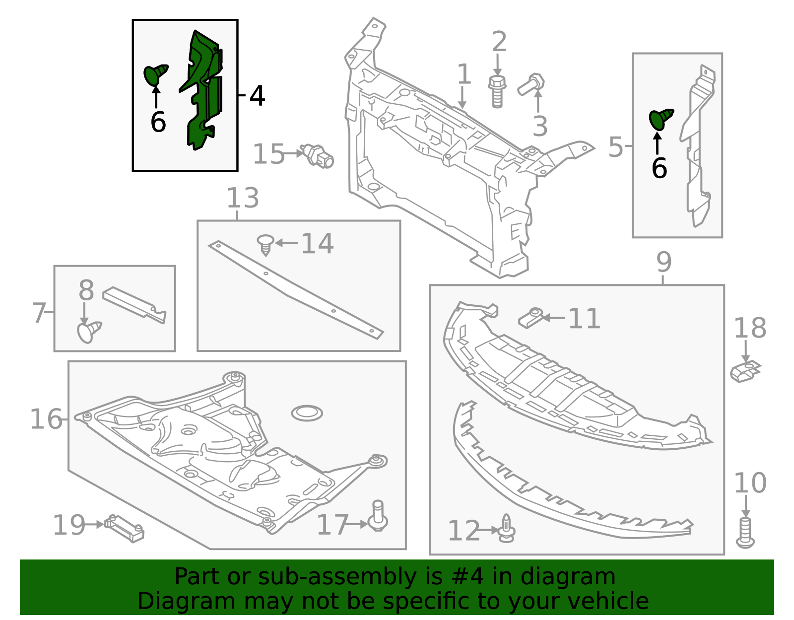 2013-2016 Lincoln MKS Air Deflector DA5Z-8310-C | Ford OEM Parts Outlet