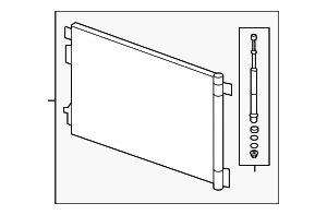 2017-2025 GM A/C Condenser 85557762 | Courtesy Parts