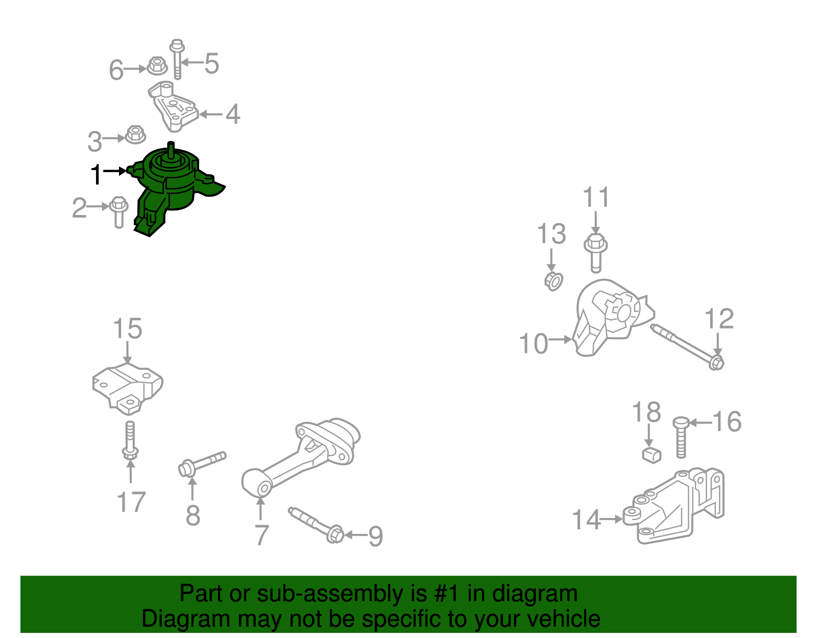 2013-2016 Hyundai Santa Fe Sport Front Mount 21810-2W000 | OEM Parts Online