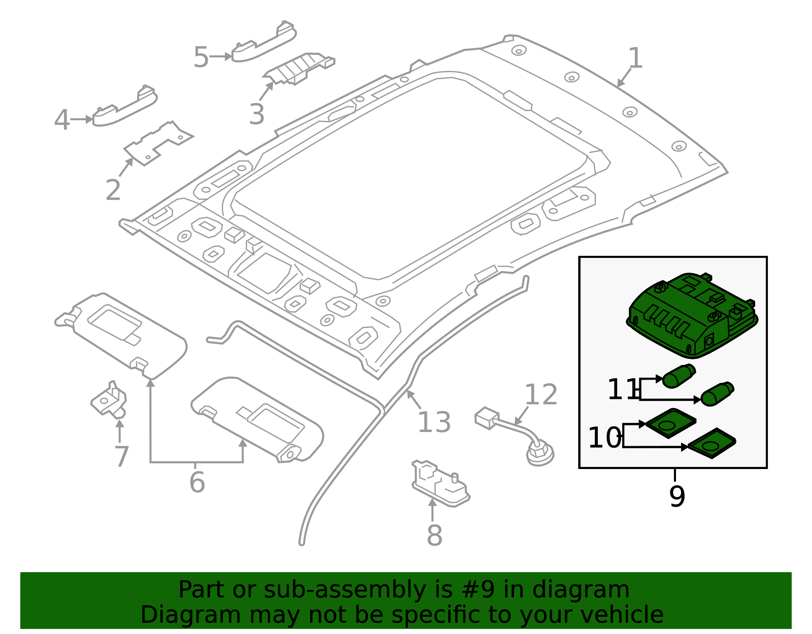 Reading Light - OEM Interior Illumination | AutoNation Parts