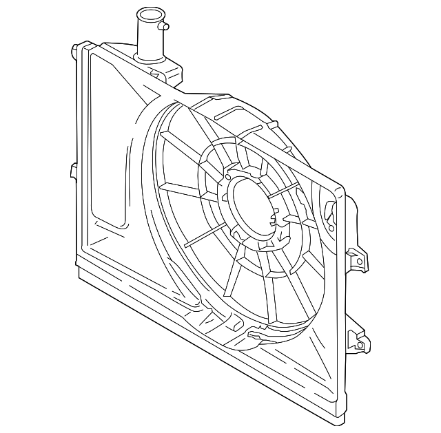 25350j9200 - Hyundai Shroud Assembly 2018-2021 Hyundai Kona ...