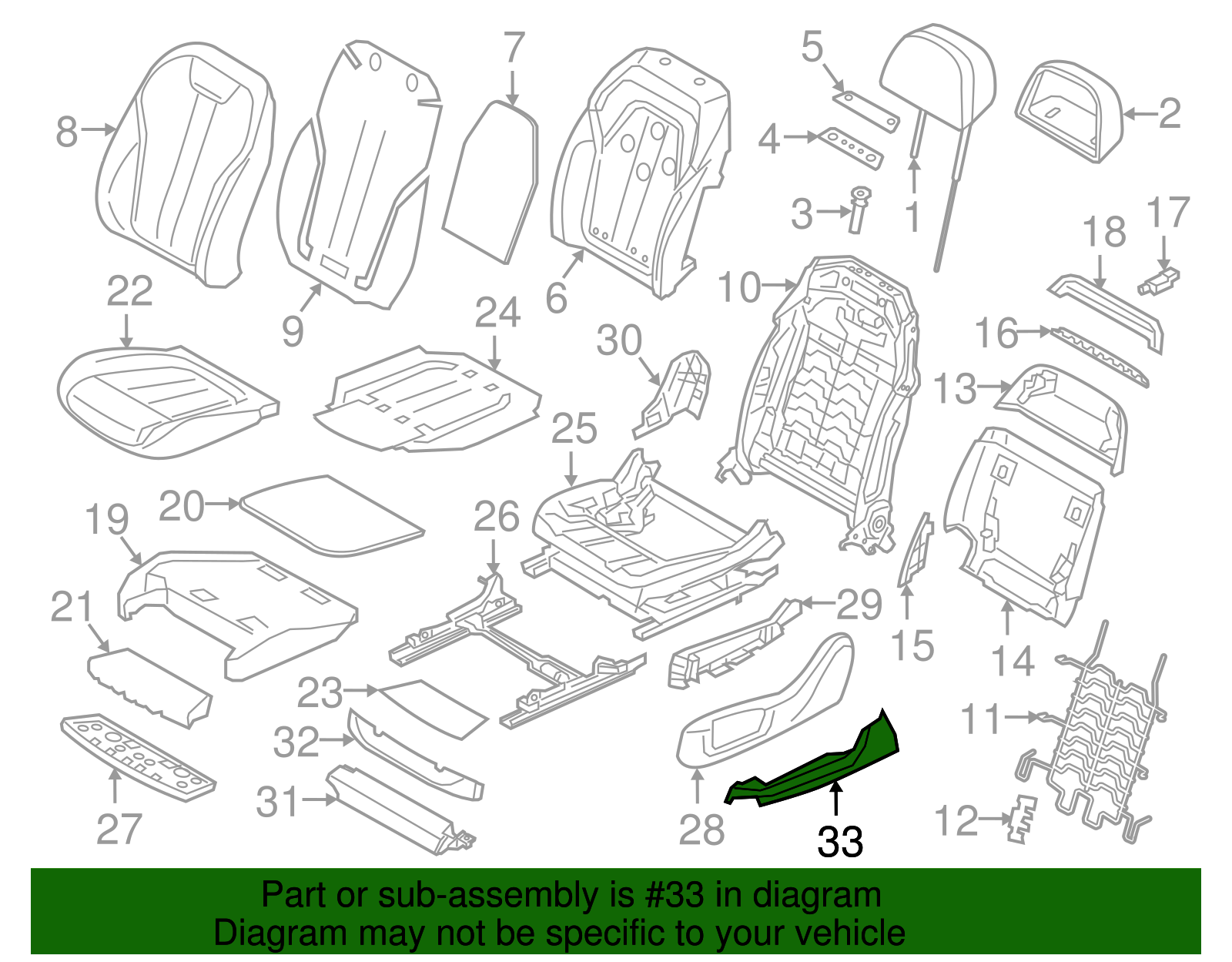 52-10-7-318-986 - Track Cover - 2013-2023 BMW | BMW Parts Exchange