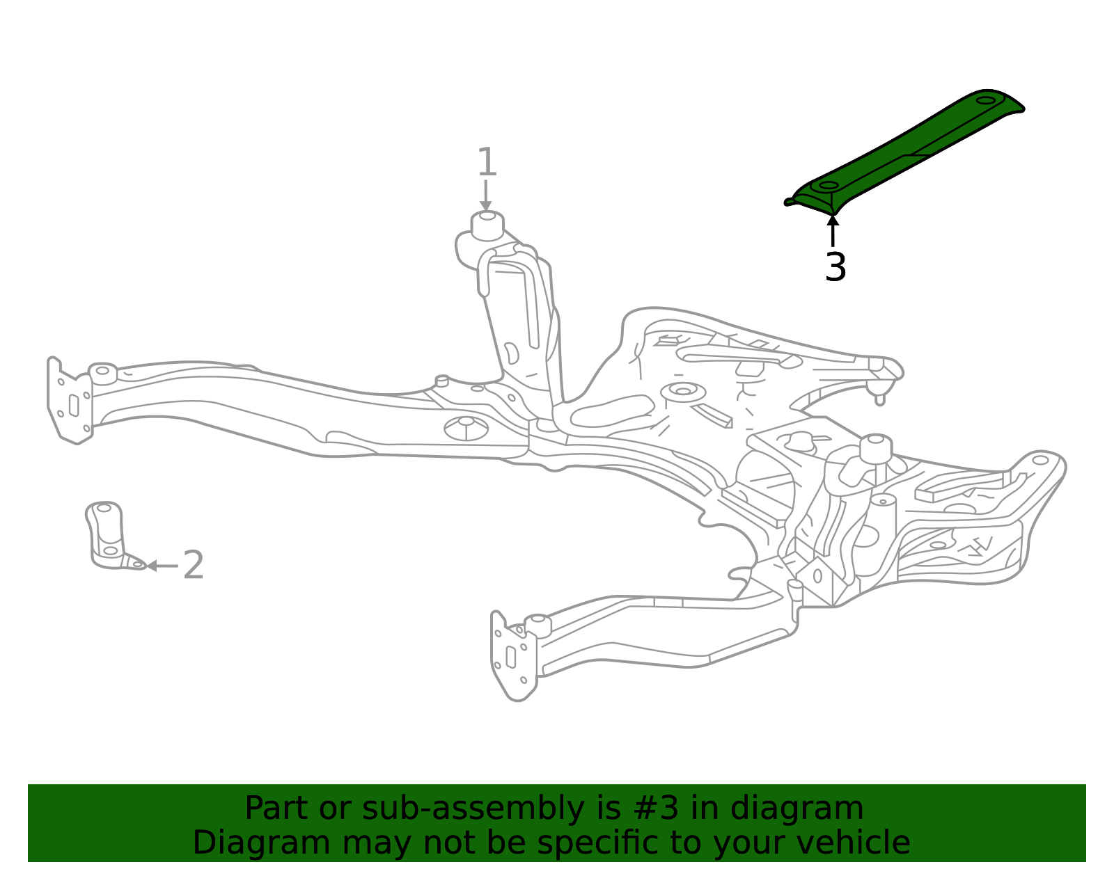 2022-2024 Toyota Corolla Cross Gusset 51321-0A030 | Toyota Parts Center