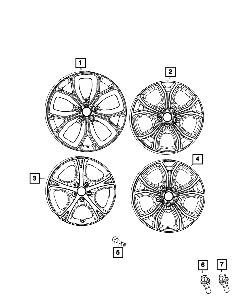 68296586AA - Wheel Lug Bolt 2015-2025 Mopar | The Official Mopar eStore