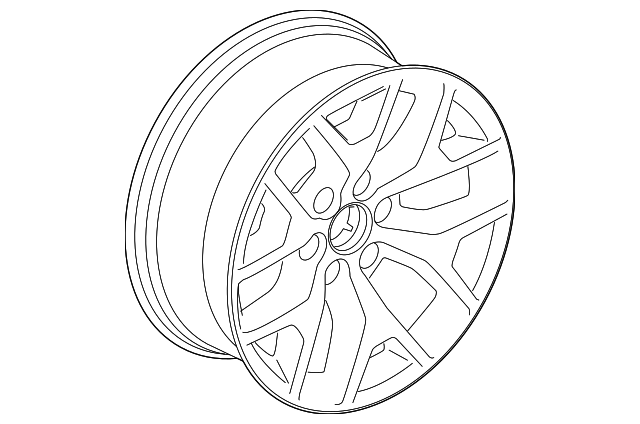 2015-2020 GMC Wheel, Alloy 22796082 | Auto Parts Express