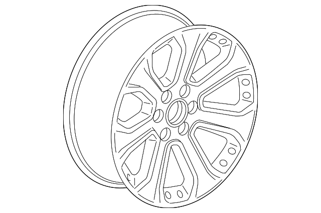2015-2020 GM 22 Wheel, Gloss Black 84340647 | Hadwin-White Parts