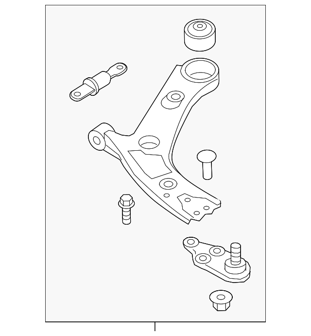 54500-P2000 - Lower Control Arm 2021-2025 Kia Sorento | Kia.Parts Store