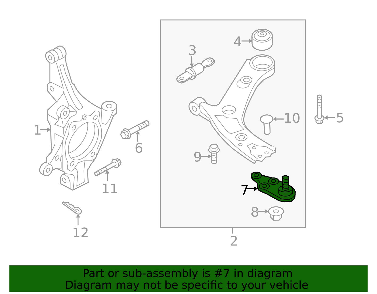 54530-P2000 - Ball Joint 2021-2025 Kia Sorento | Kia.Parts Store