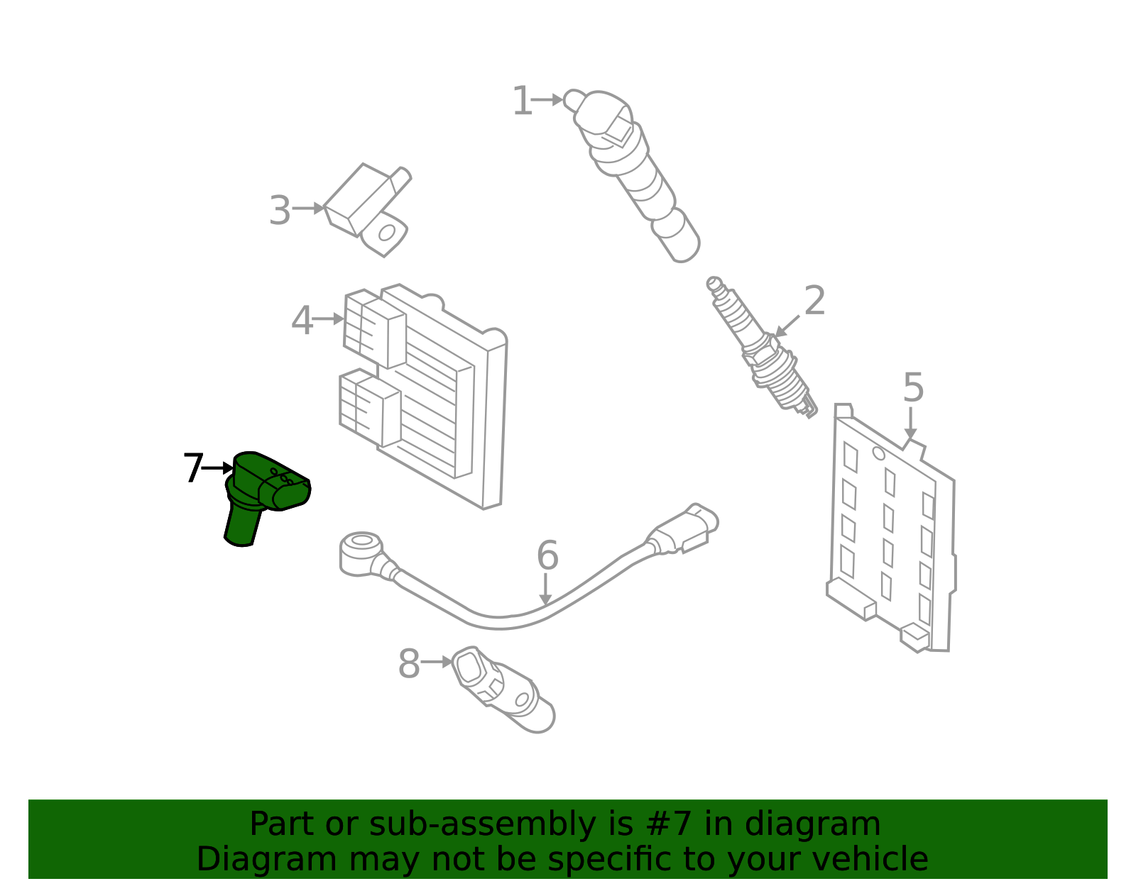 39318-3C100 - Camshaft Sensor 2006-2016 Kia | Kia.Parts Store