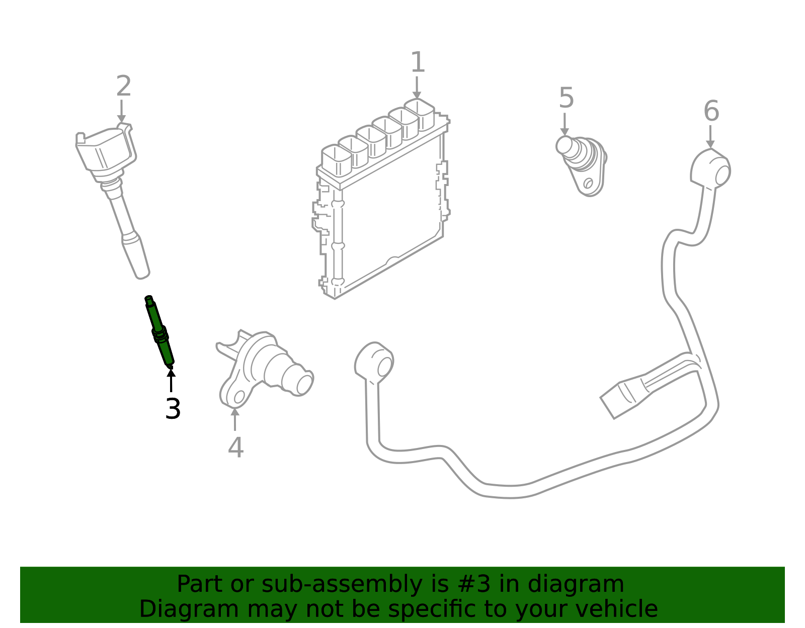 2018-2025 BMW 2018-2024 BMW - Spark Plug 12-12-0-054-451 | BMW Parts Now