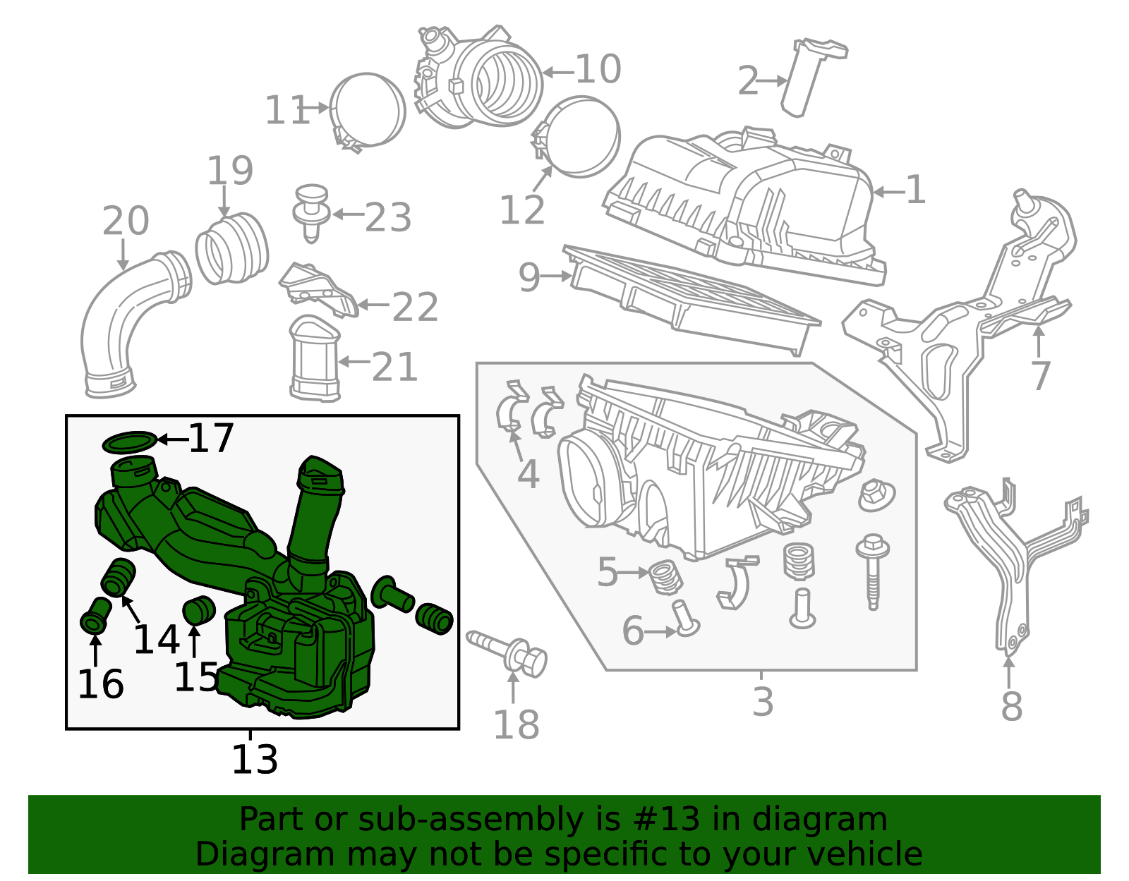 17230-R1B-A00 - High-Quality Civic 1.8L Intake Resonator (2012?2015 ...