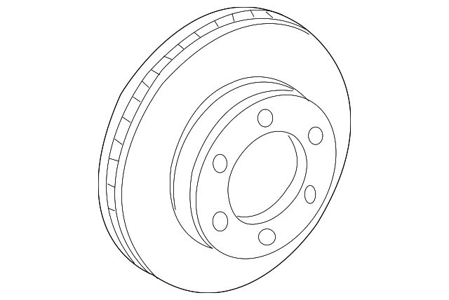 Genuine Toyota Disc Brake Rotor (Front) part# 43512-04020 for 1995-2004 ...