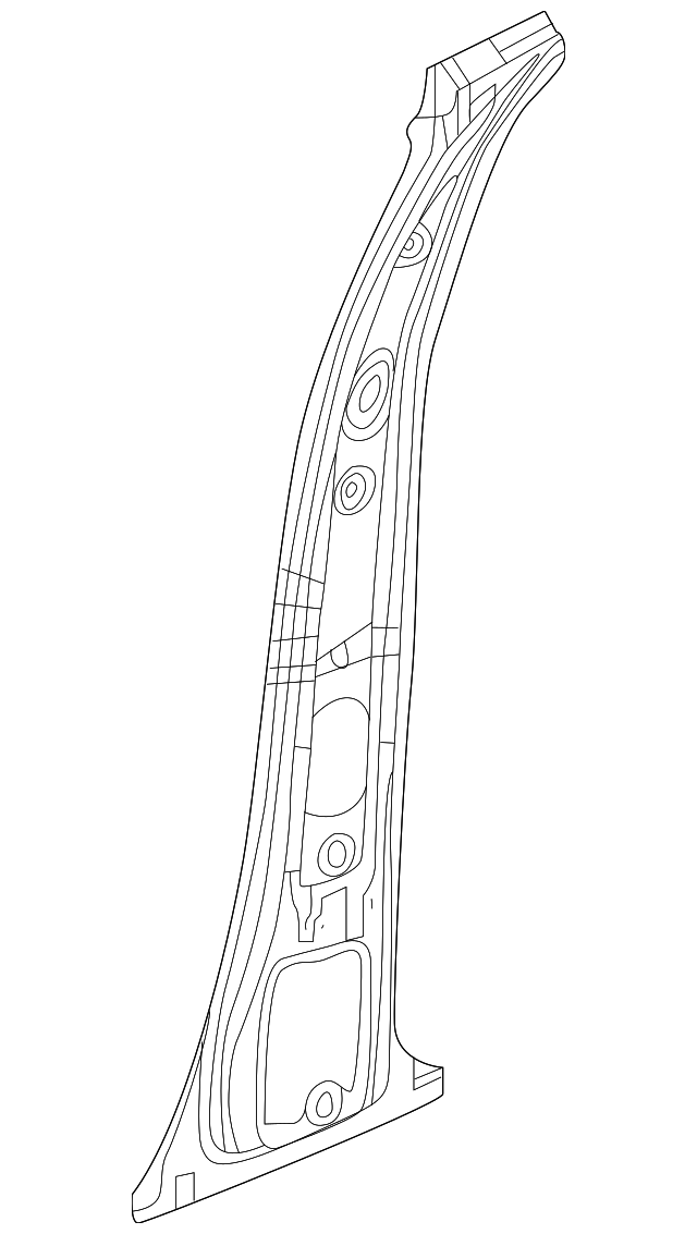 84357762 - 2022-2024 Buick Enclave - Passenger Side Center Pillar Inner ...