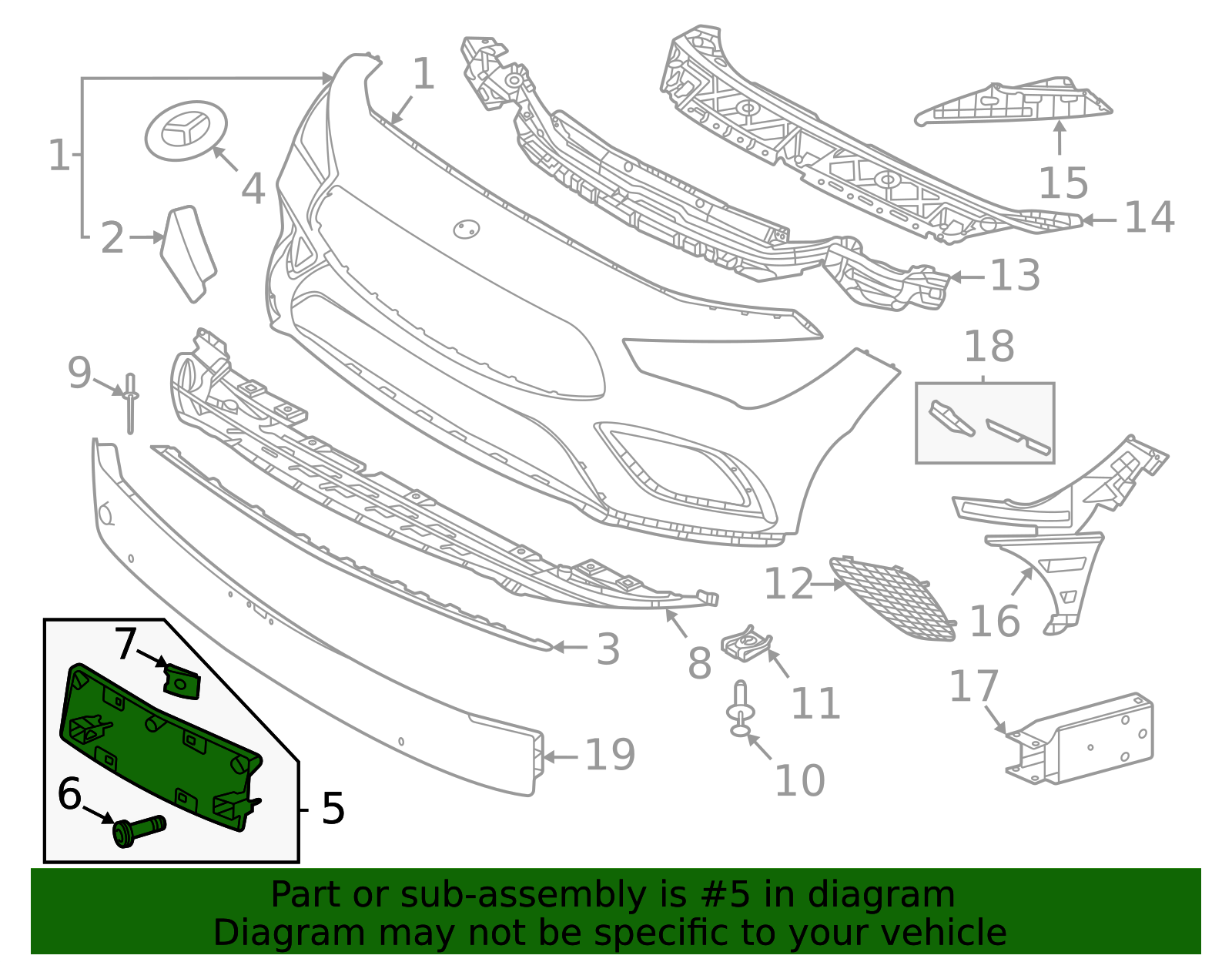 118-880-42-02 - License Bracket Mercedes-Benz Premier Parts