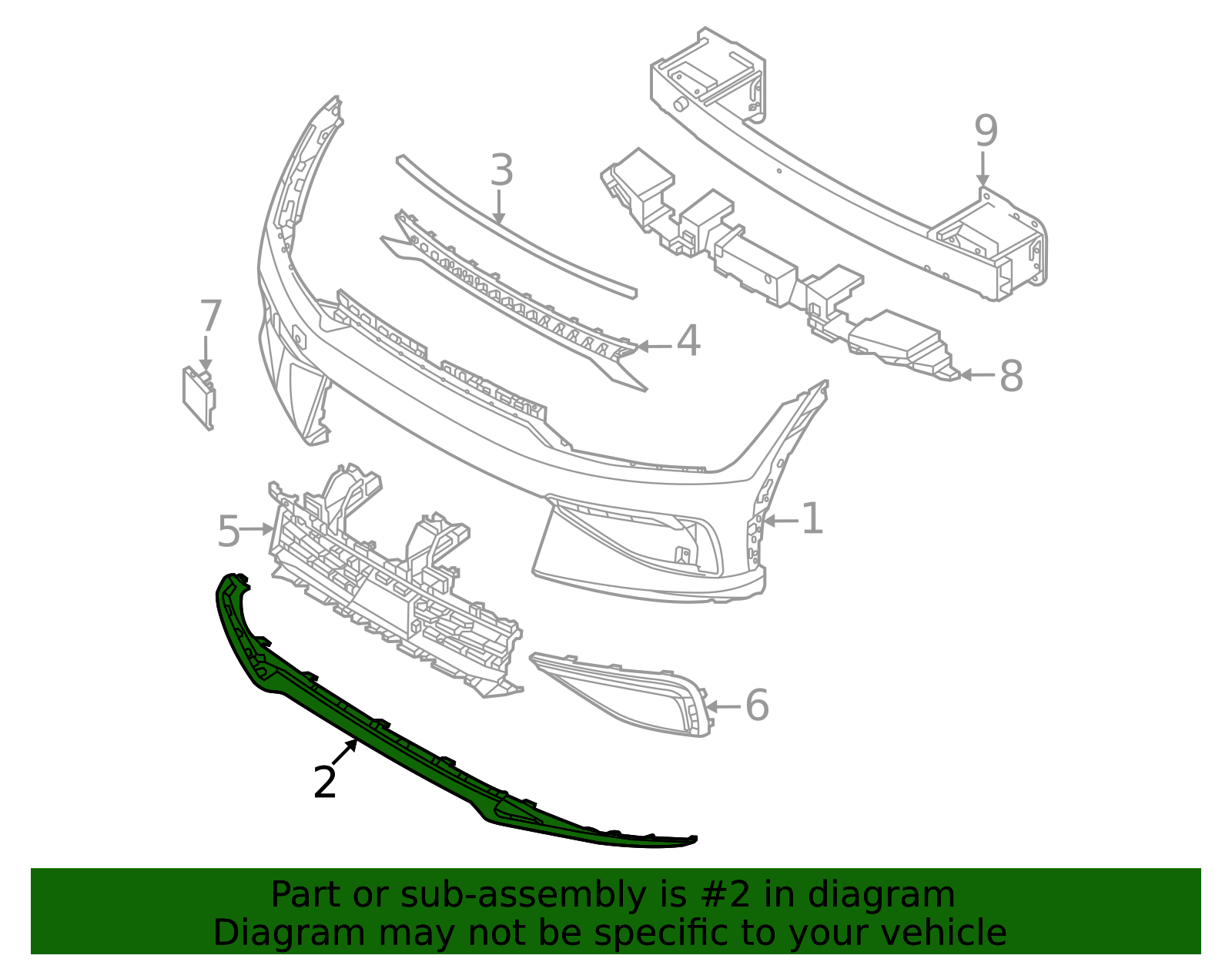 2022-2024 Kia EV6 Lower Cover 86512-CV200 | QuirkParts