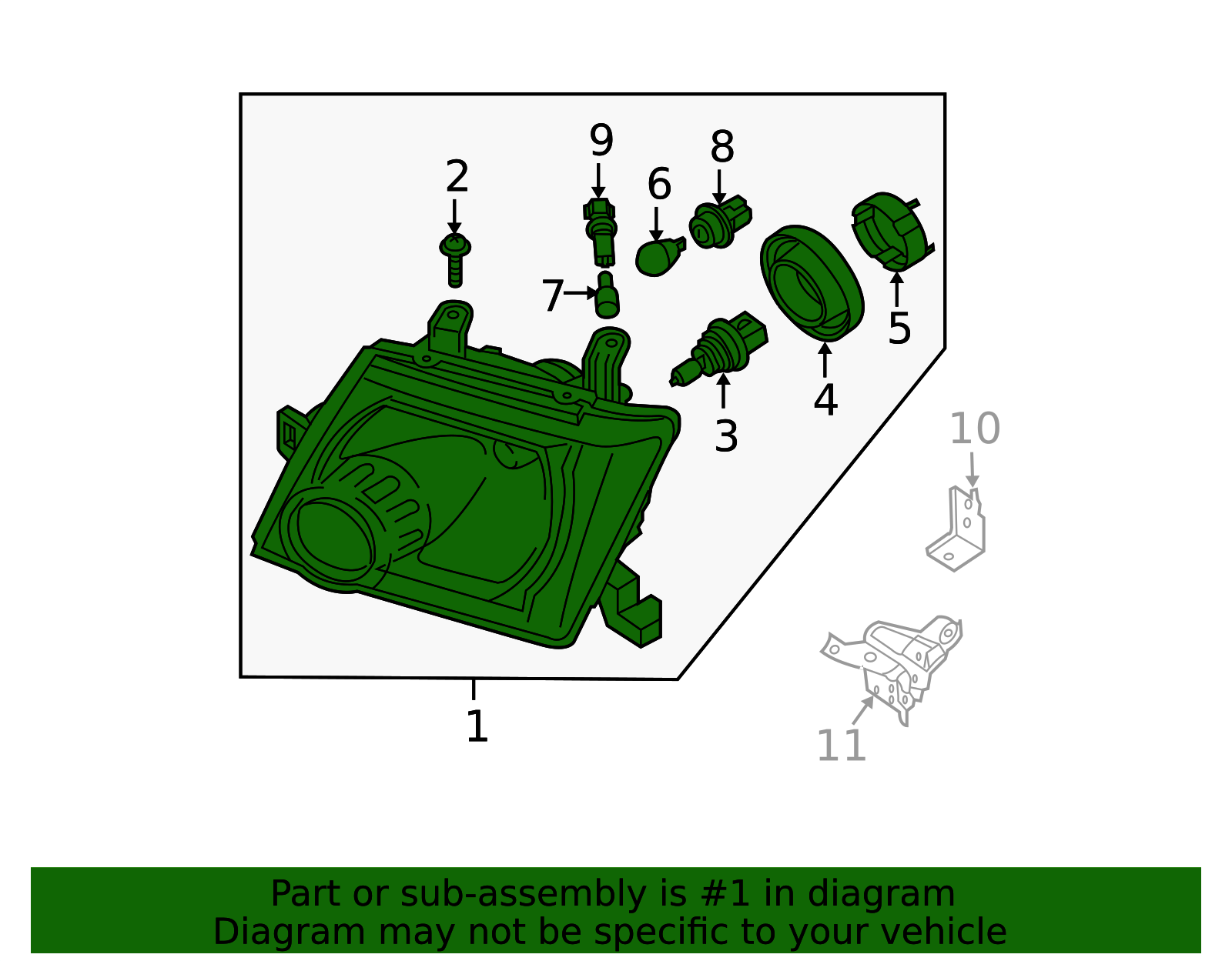 26060-EA025 - Headlamp Assembly Official Nissan Parts Store
