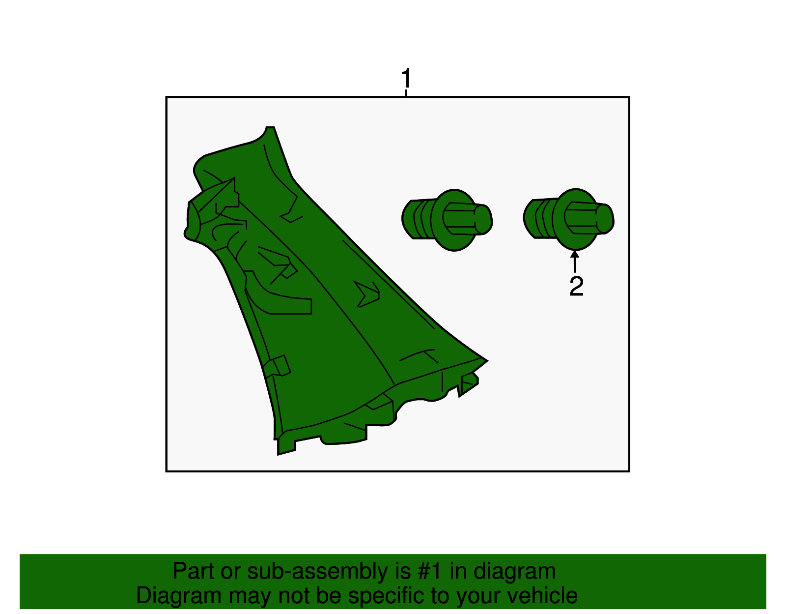 62471-0D540-B0 - 2018 Toyota Yaris - Sail Panel Trim | Nucar Toyota Parts