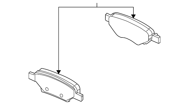 2011-2017 GM Rear Disc Brake Pad Set with Clips 13408579 | Capital ...