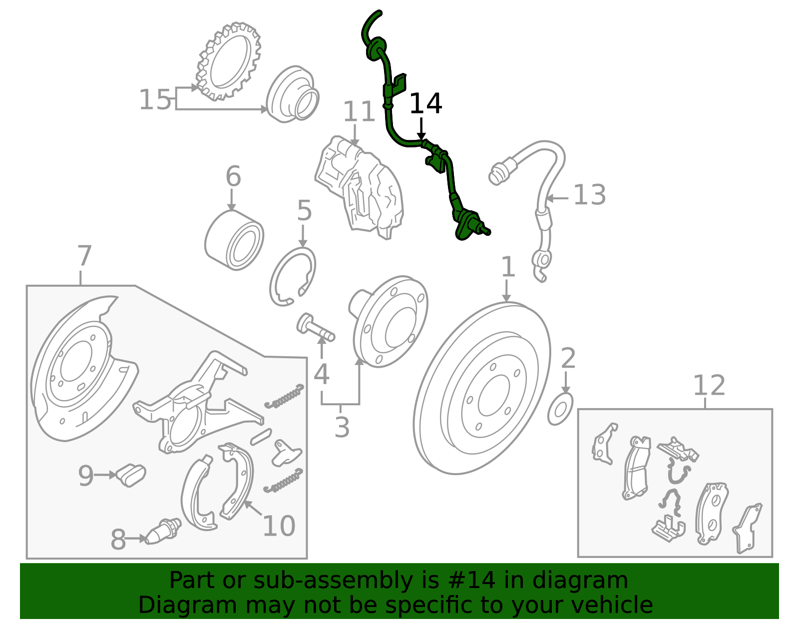 EF91-43-72YC - ABS Sensor 2001-2009 Mazda Tribute | MazdaParts.US Store
