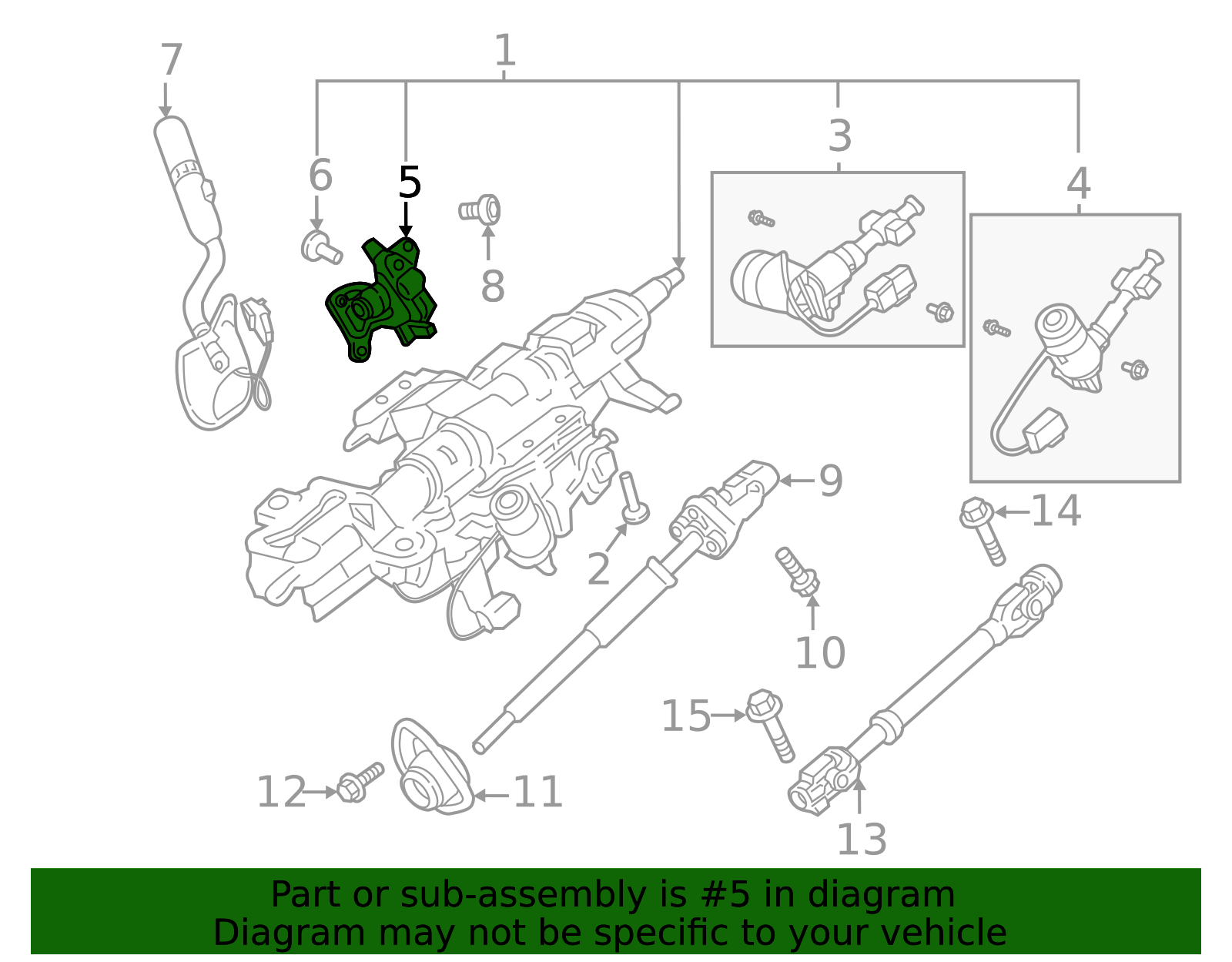 2020-2022 Ford Gear Shift Assembly LC3Z-7210-A | Awesome Parts Ford
