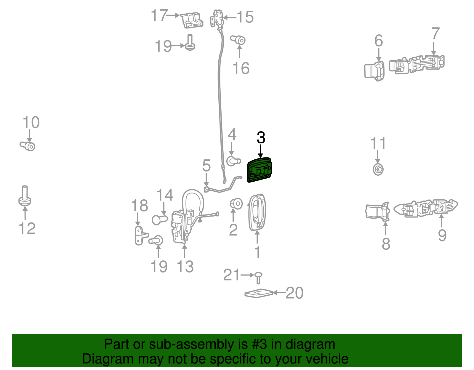 2014-2025 Ram Lever 1ZP86JXWAC | Mopar Parts Canada