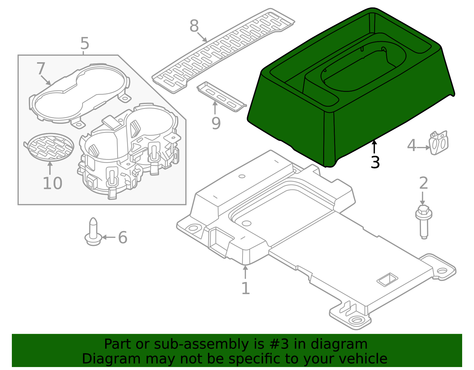 2020-2024 Lincoln Aviator Panel Assembly Console LC5Z-78045A76-AP ...