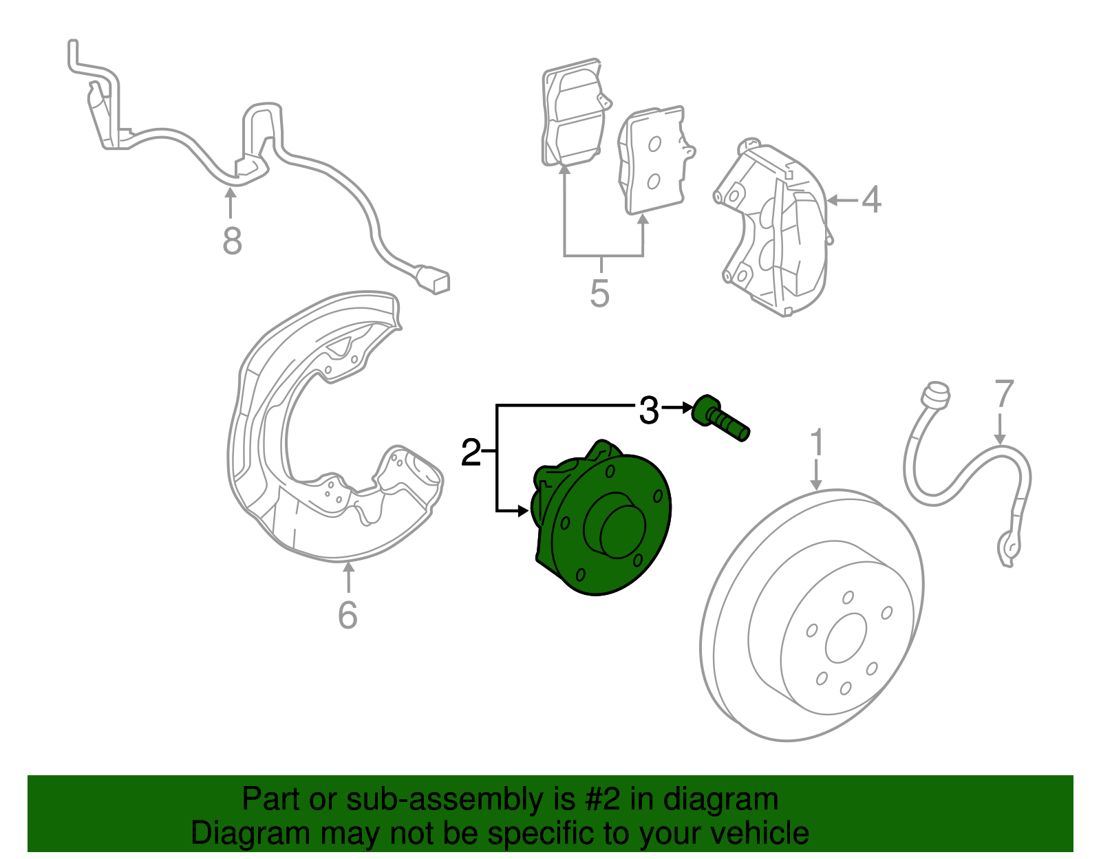 43550-30051 - Wheel Bearing And Hub Assembly For 2013-2023 Lexus ...