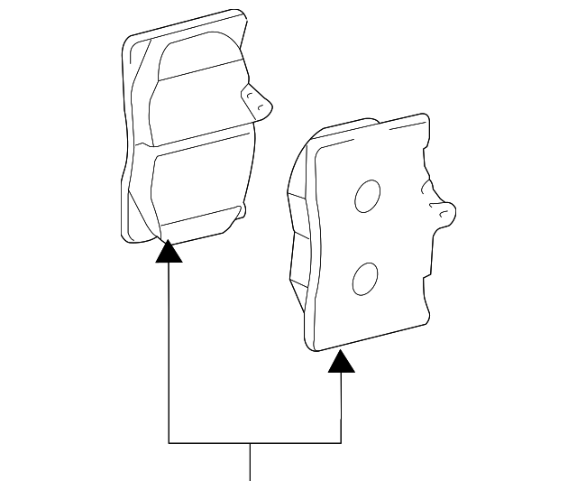 2013-2020 Lexus Disc Brake Pad Set Front 04465-30510 | OEM Parts Online