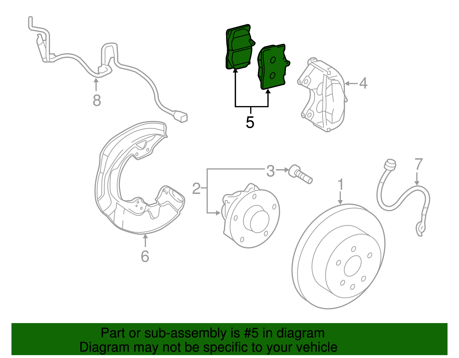 2013-2020 Lexus Disc Brake Pad Set Front 04465-30510 | OEM Parts Online