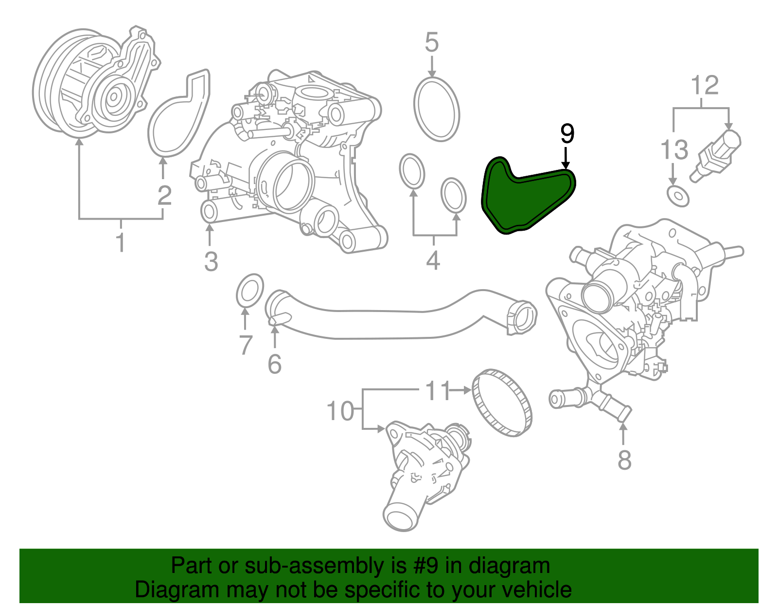 19322-RPY-G00 - Gasket 2017-2025 Honda | Toronto Honda Parts