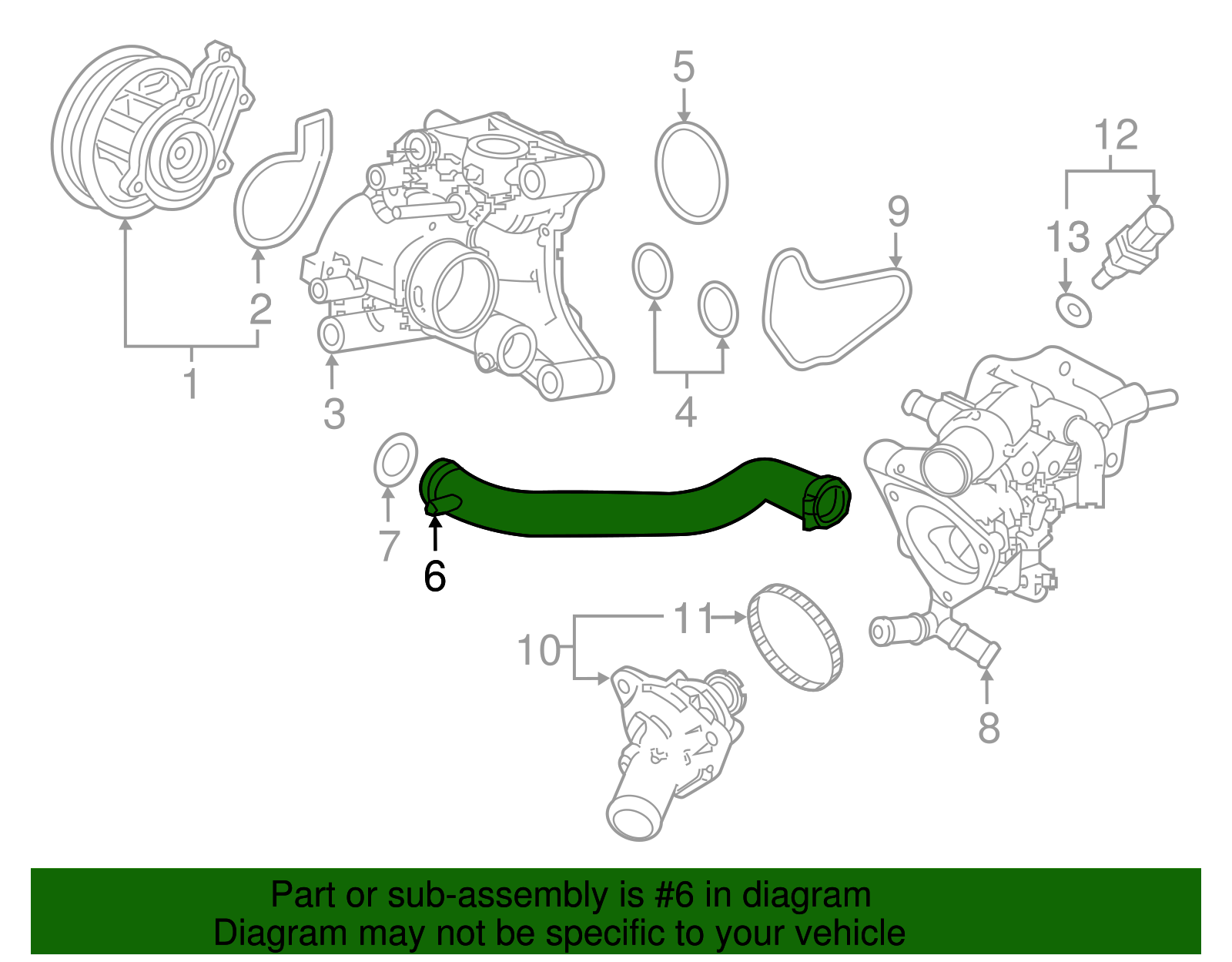 19505-RPY-G00 - Pipe Connecting - 2017-2020 Honda | Honda Car Parts Direct
